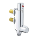 Caravan Vertical Thermostatic Shower Mixer Tap V100 in Chrome TMV2 ...