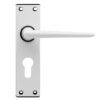 Door Handles Ellbee White Eurolock - Leisure Parts 4U